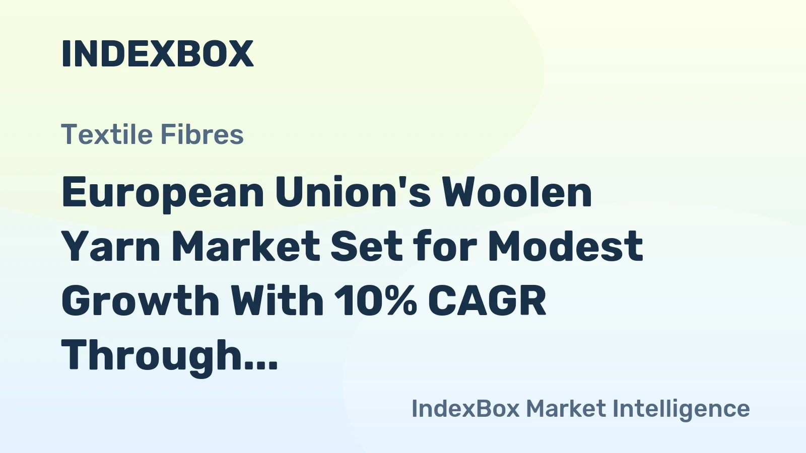 European Union's Woolen Yarn Market Set for Modest Growth With 10% CAGR Through 2035