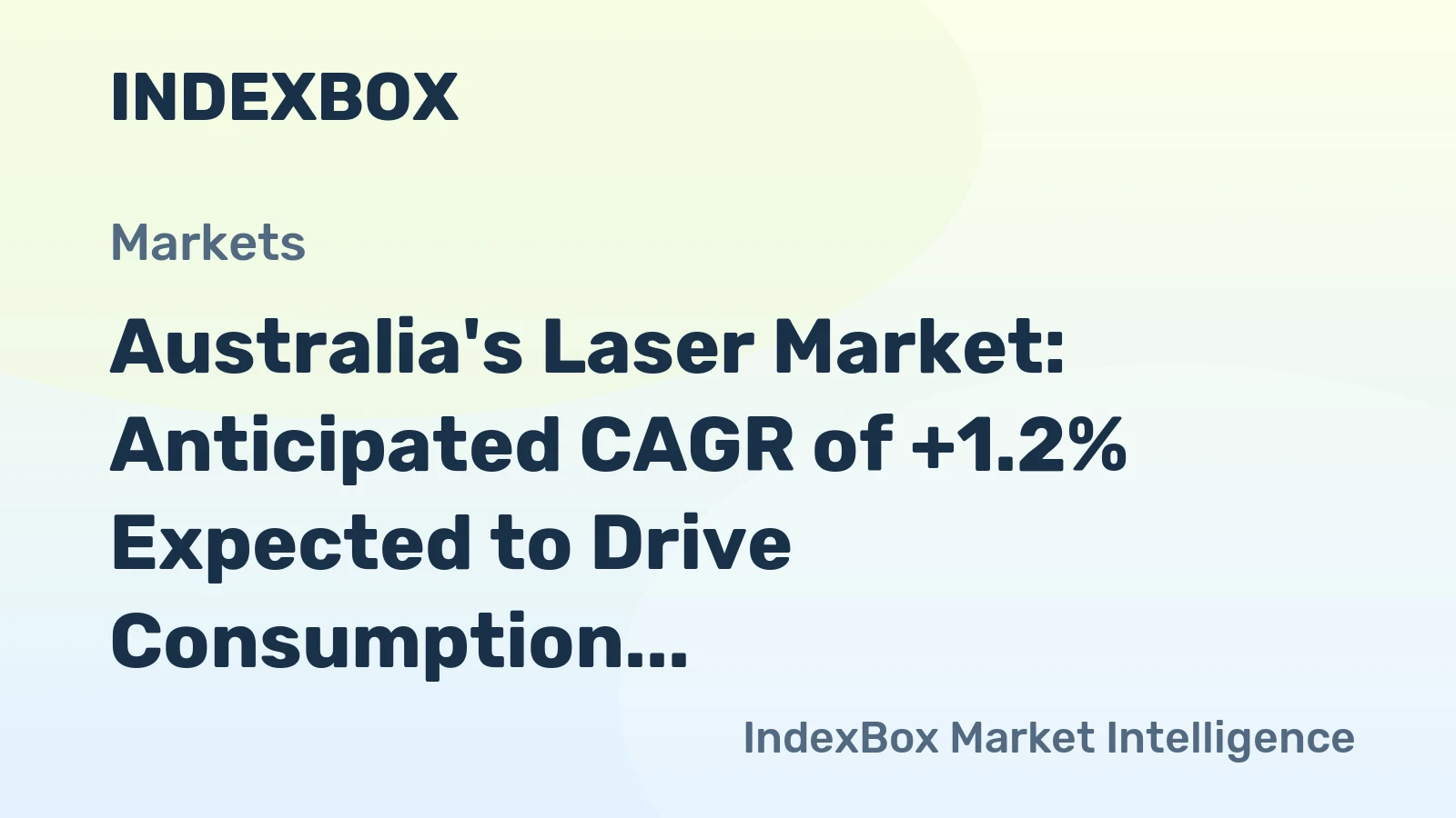 Australia's Laser Market: Anticipated CAGR of +1.2% Expected to Drive Consumption Trends Over Next Decade