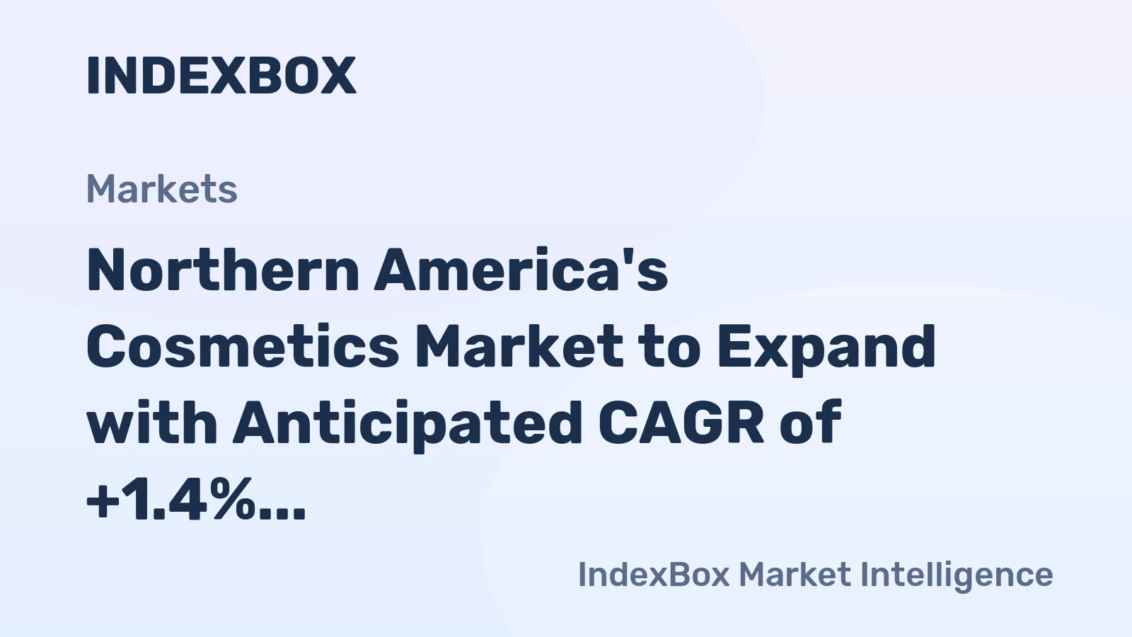 Northern America's Cosmetics Market to Expand with Anticipated CAGR of +1.4% by 2035, Reaching $31.8B