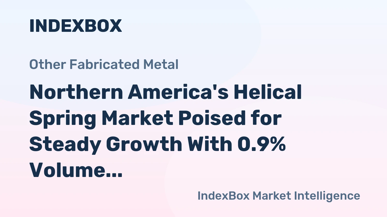 Northern America's Helical Spring Market Poised for Steady Growth With 0.9% Volume CAGR Through 2035