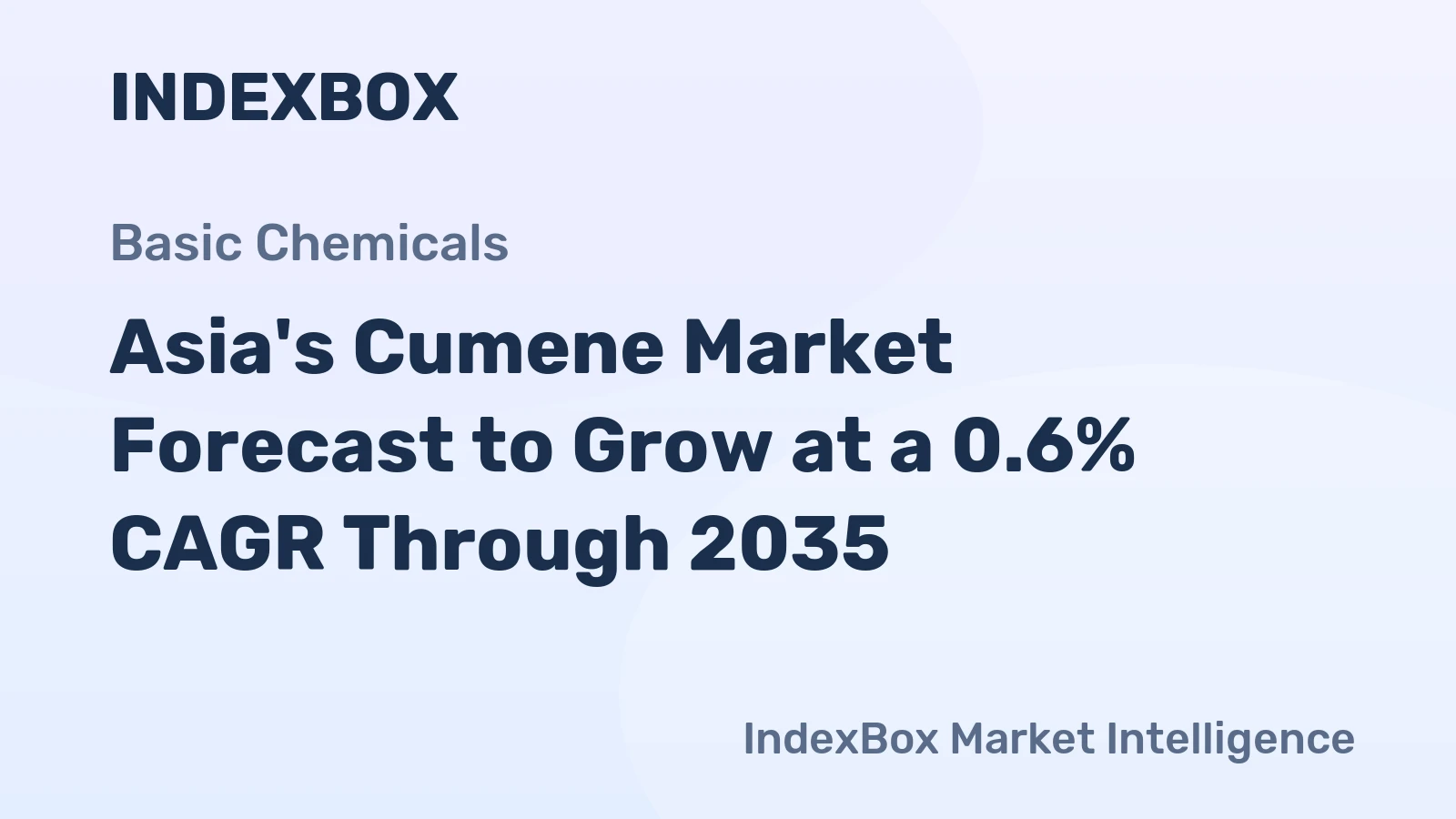 Asia's Cumene Market Forecast to Grow at a 0.6% CAGR Through 2035