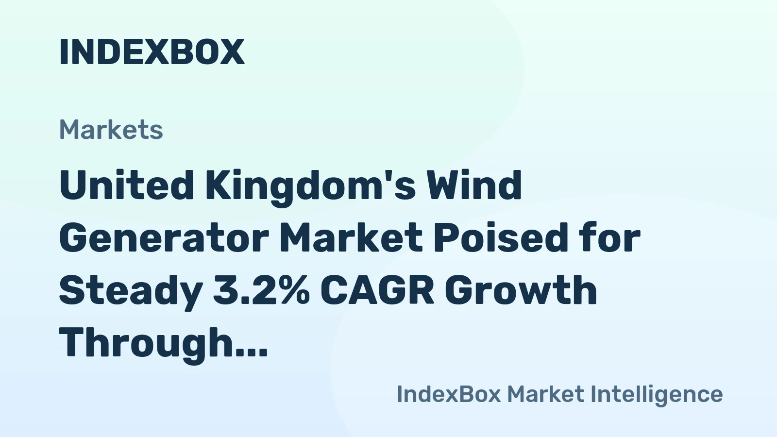 United Kingdom's Wind Generator Market Poised for Steady 3.2% CAGR Growth Through 2035