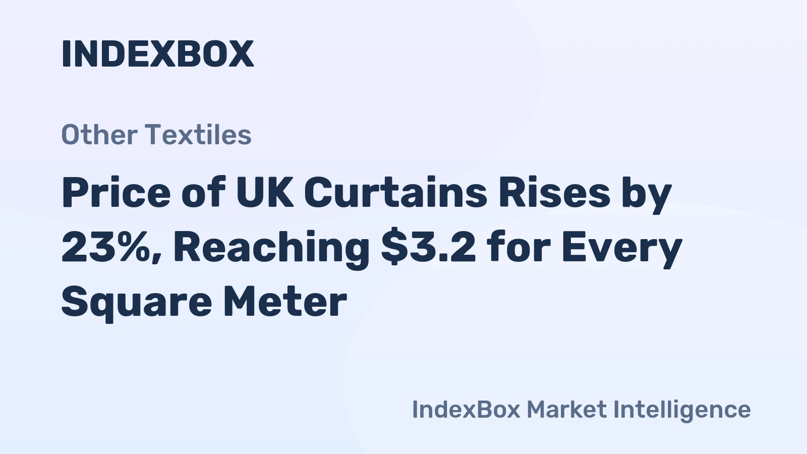 Price of UK Curtains Rises by 23%, Reaching $3.2 for Every Square Meter