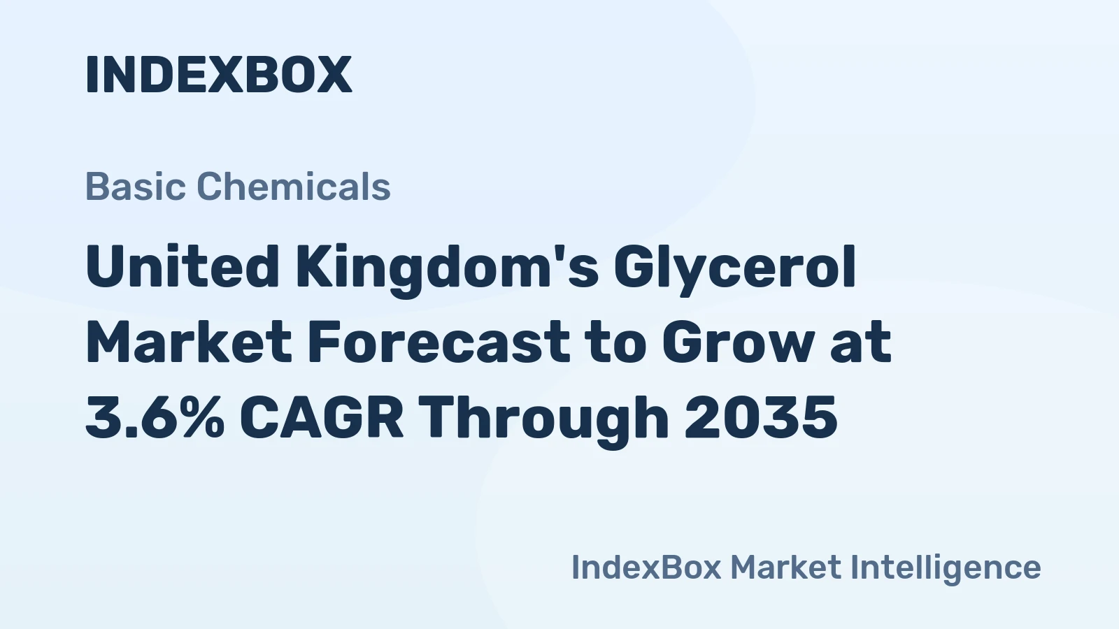 United Kingdom's Glycerol Market Forecast to Grow at 3.6% CAGR Through 2035