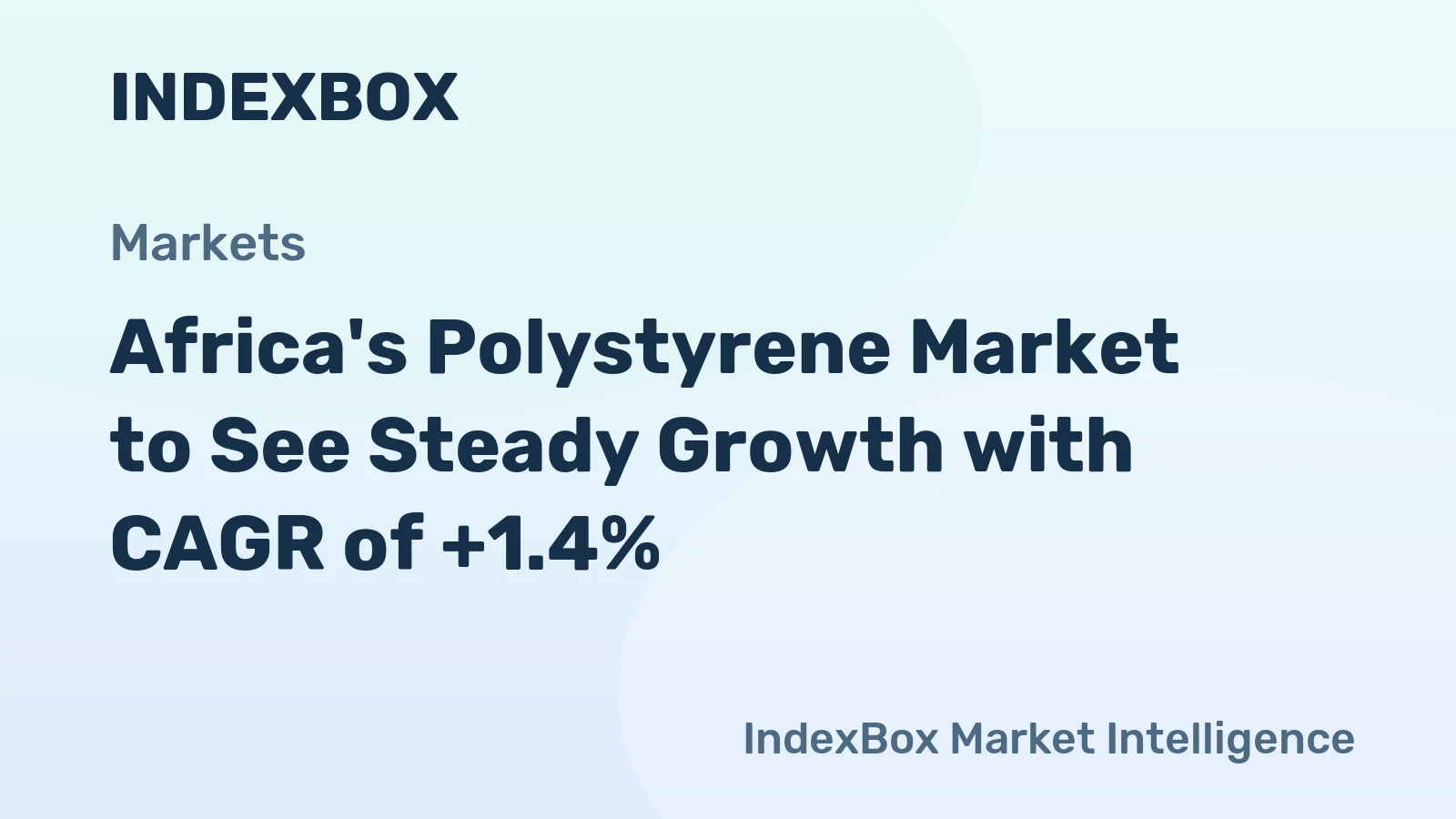 Africa's Polystyrene Market to See Steady Growth with CAGR of +1.4%