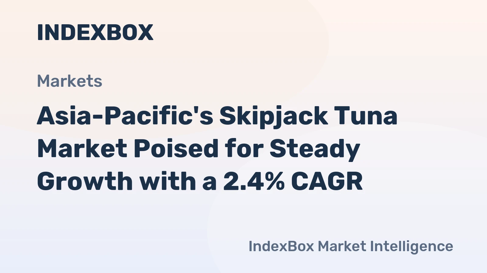 Asia-Pacific's Skipjack Tuna Market Poised for Steady Growth with a 2.4% CAGR
