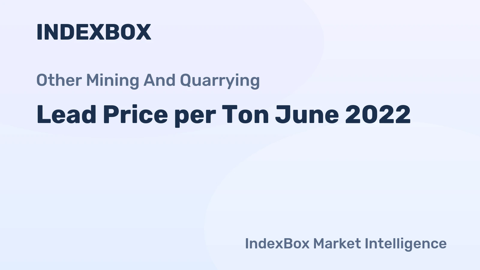 Lead Price per Ton June 2022