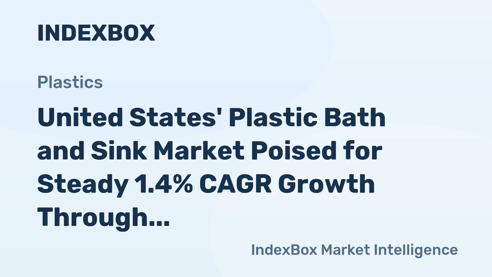 United States' Plastic Bath and Sink Market Poised for Steady 1.4% CAGR Growth Through 2035