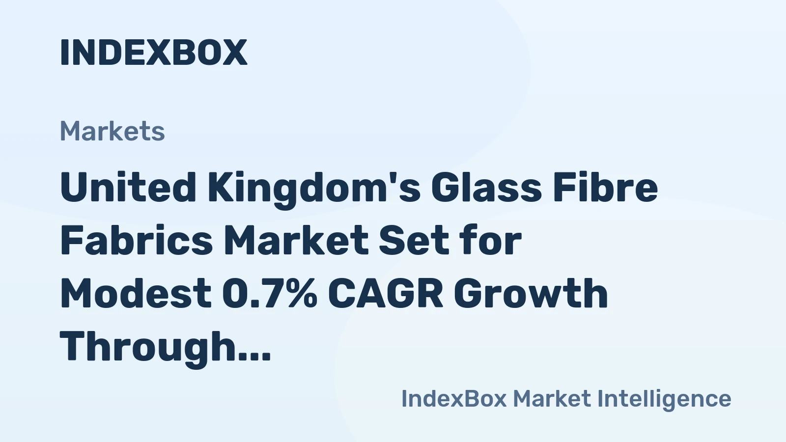 United Kingdom's Glass Fibre Fabrics Market Set for Modest 0.7% CAGR Growth Through 2035
