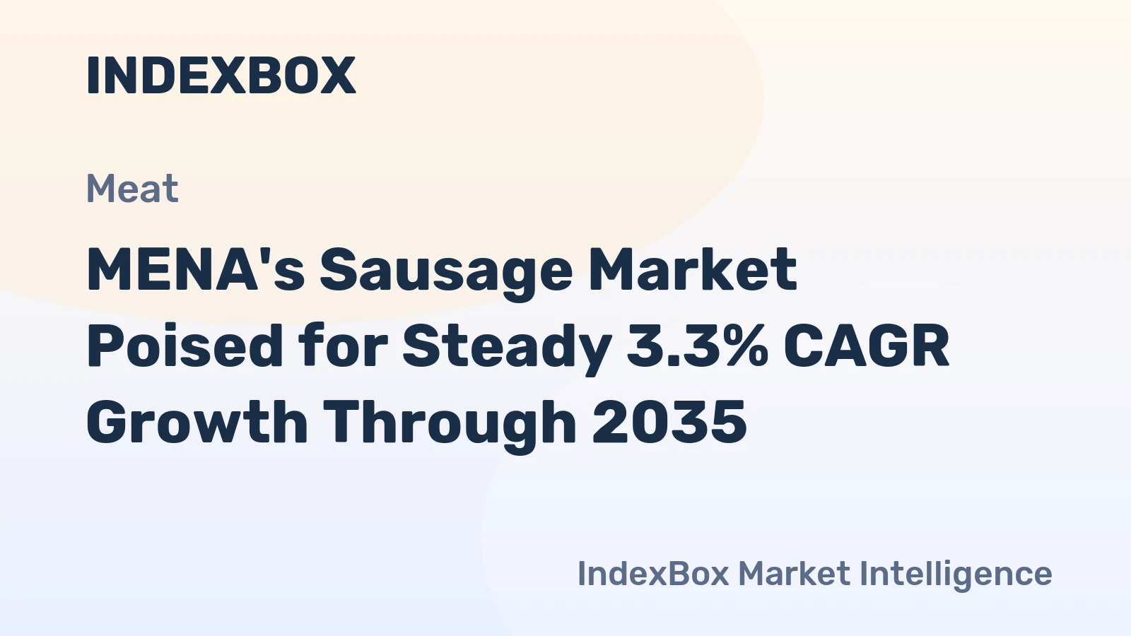 MENA's Sausage Market Poised for Steady 3.3% CAGR Growth Through 2035
