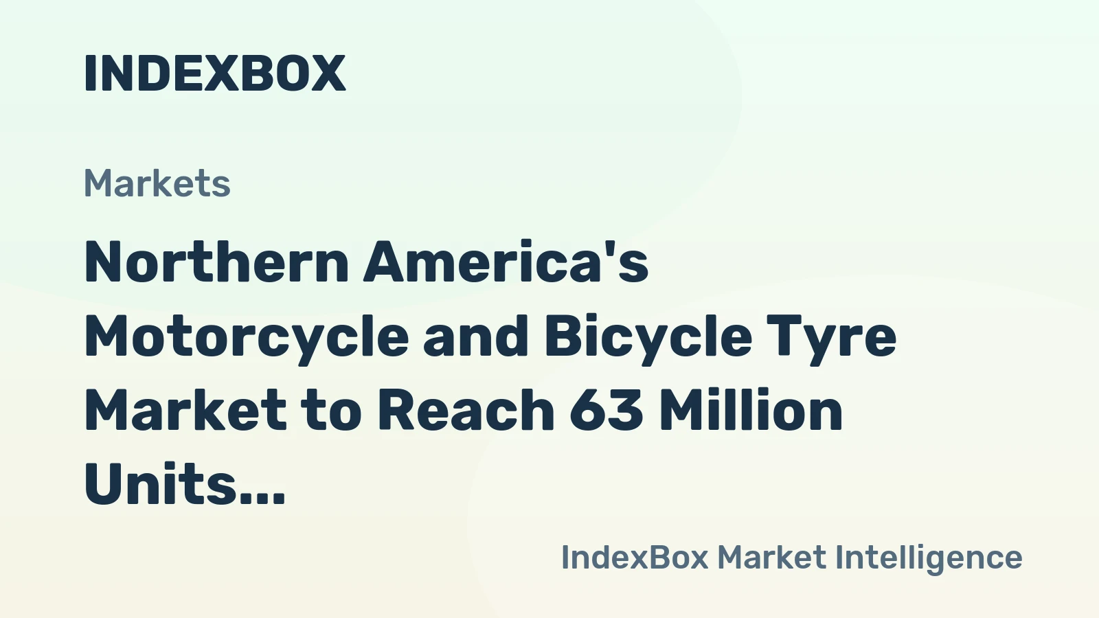 Northern America's Motorcycle and Bicycle Tyre Market to Reach 63 Million Units and $733 Million by 2035