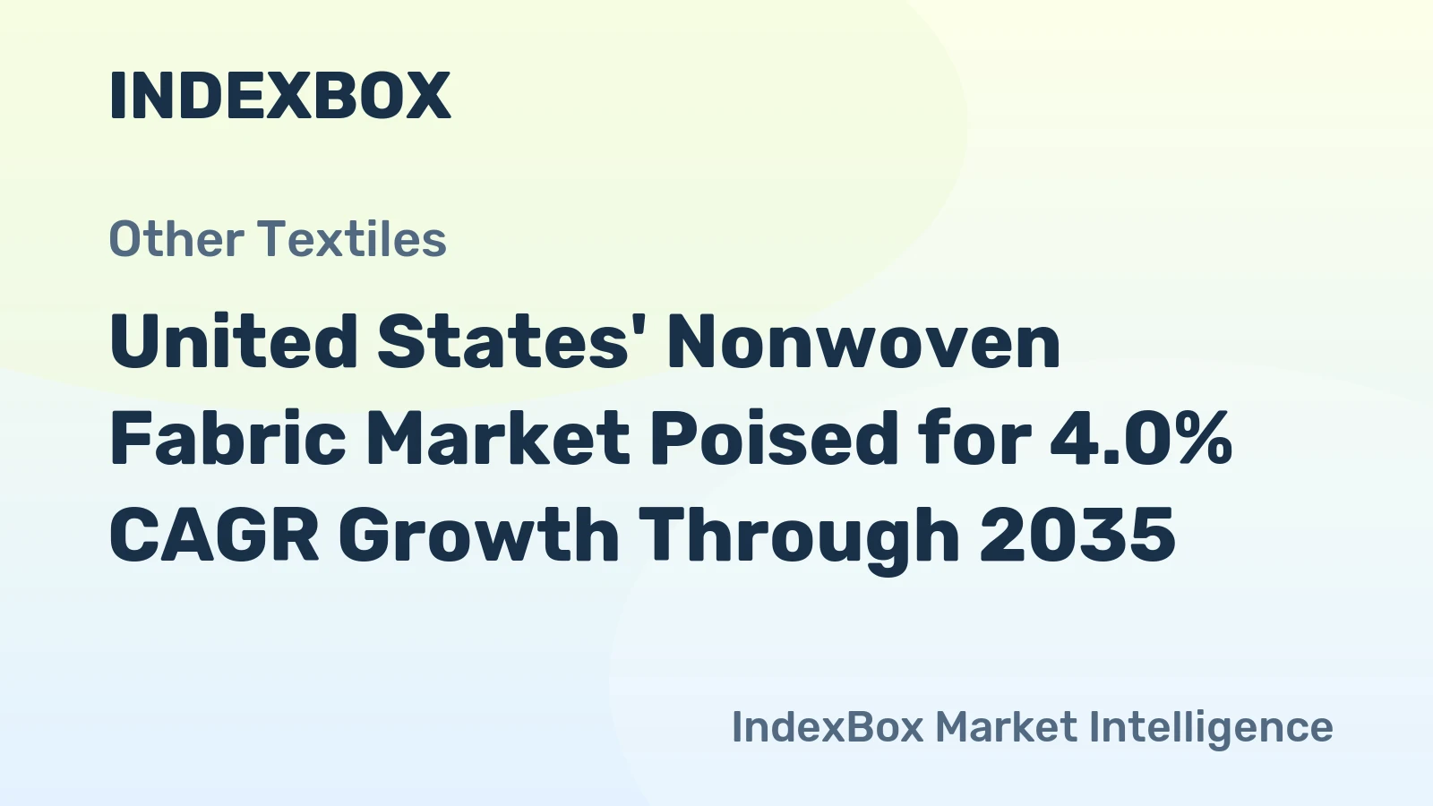 United States' Nonwoven Fabric Market Poised for 4.0% CAGR Growth Through 2035