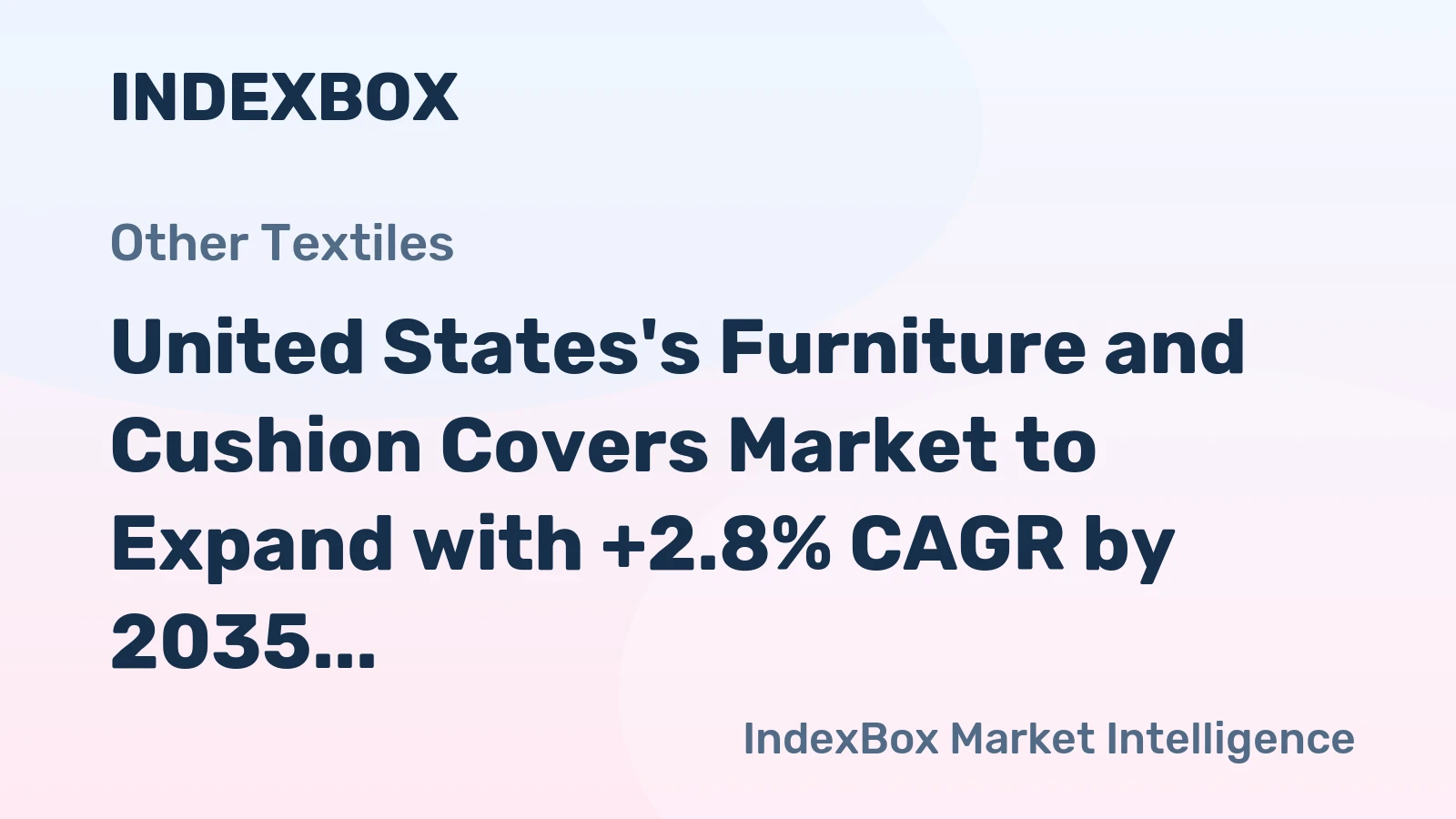United States's Furniture and Cushion Covers Market to Expand with +2.8% CAGR by 2035