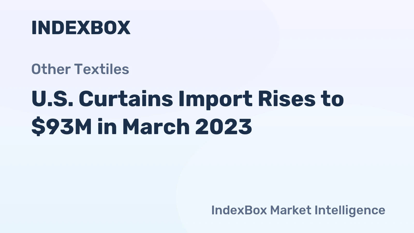U.S. Curtains Import Rises to $93M in March 2023