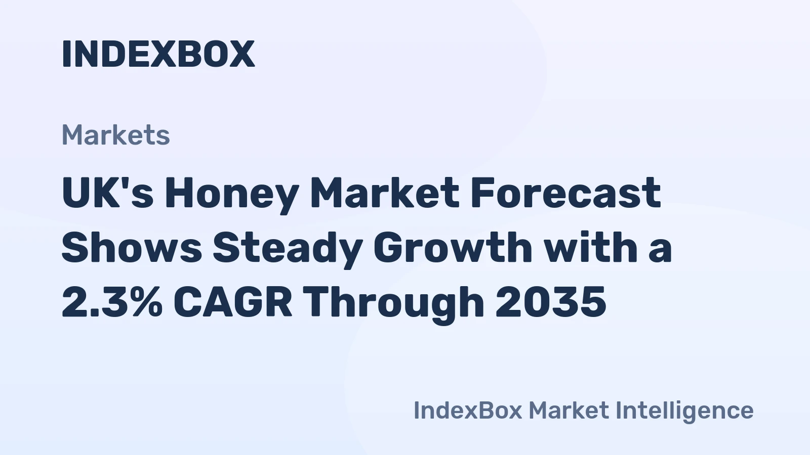 UK's Honey Market Forecast Shows Steady Growth with a 2.3% CAGR Through 2035