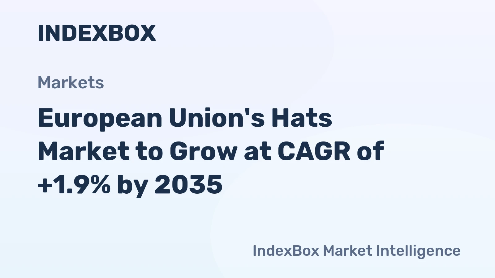 European Union's Hats Market to Grow at CAGR of +1.9% by 2035