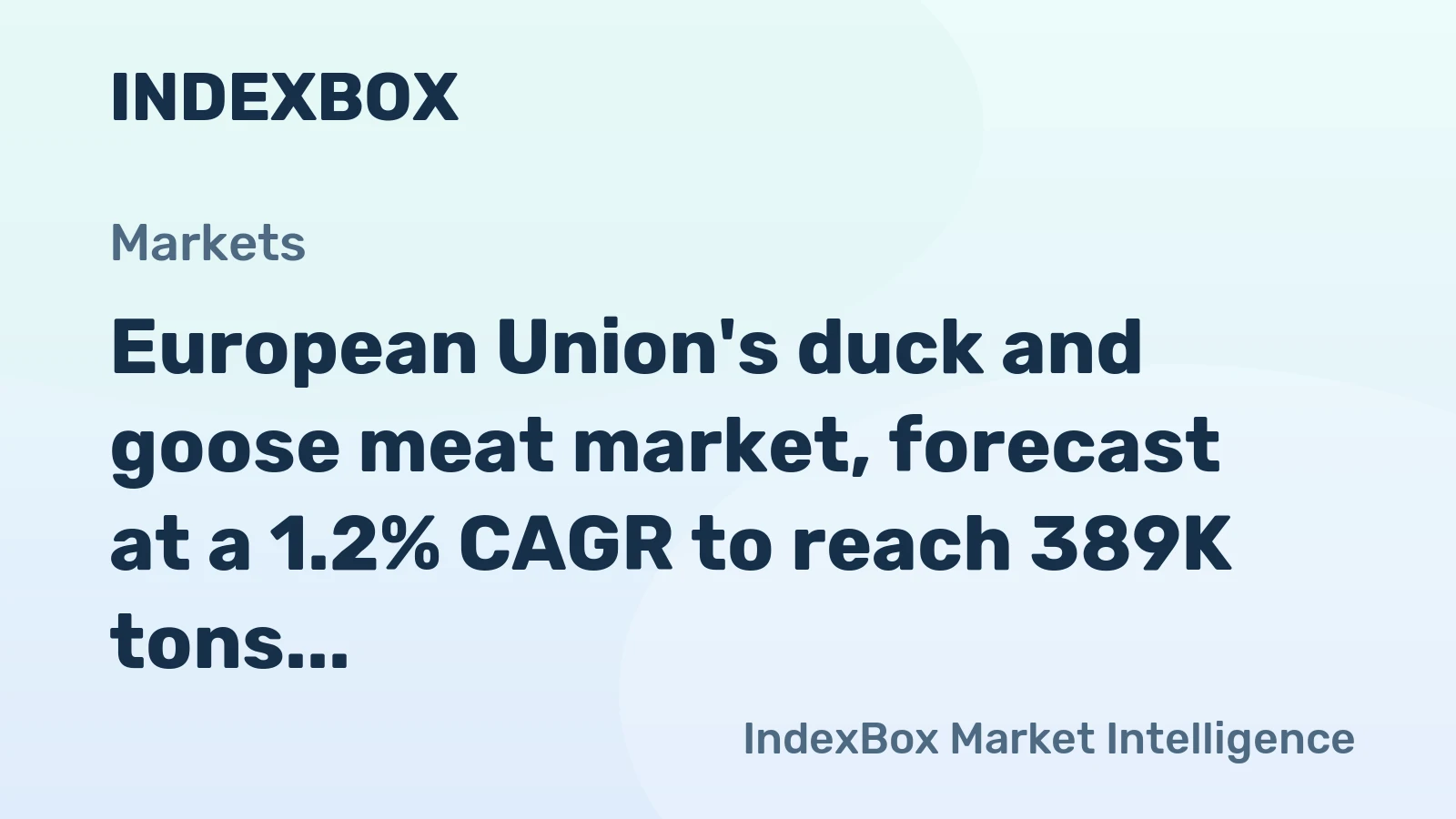 European Union's duck and goose meat market, forecast at a 1.2% CAGR to reach 389K tons by 2035, is set for a steady recovery driven by rising demand.