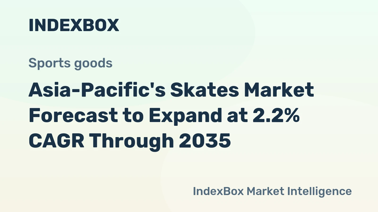 Asia-Pacific's Skates Market Forecast to Expand at 2.2% CAGR Through 2035