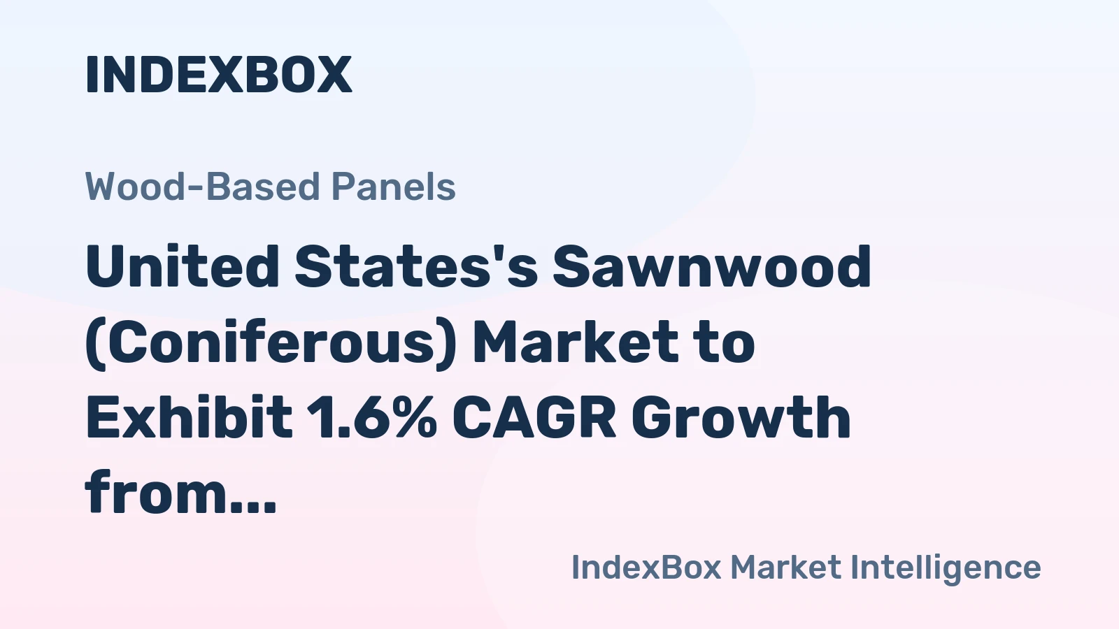 United States's Sawnwood (Coniferous) Market to Exhibit 1.6% CAGR Growth from 2024-2035