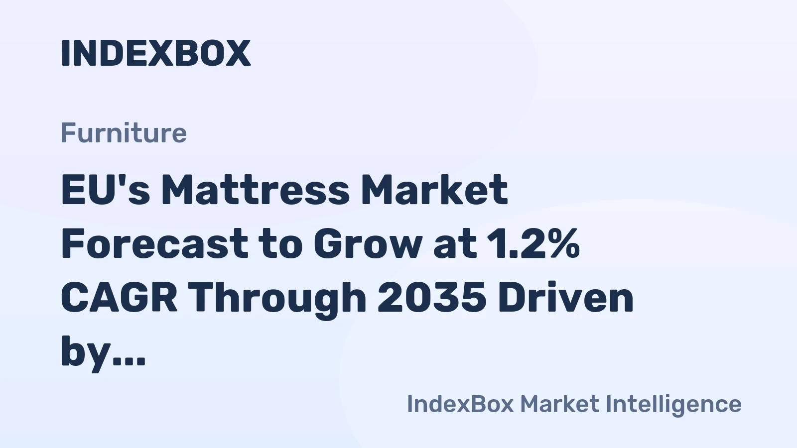 EU's Mattress Market Forecast to Grow at 1.2% CAGR Through 2035 Driven by Rising Demand