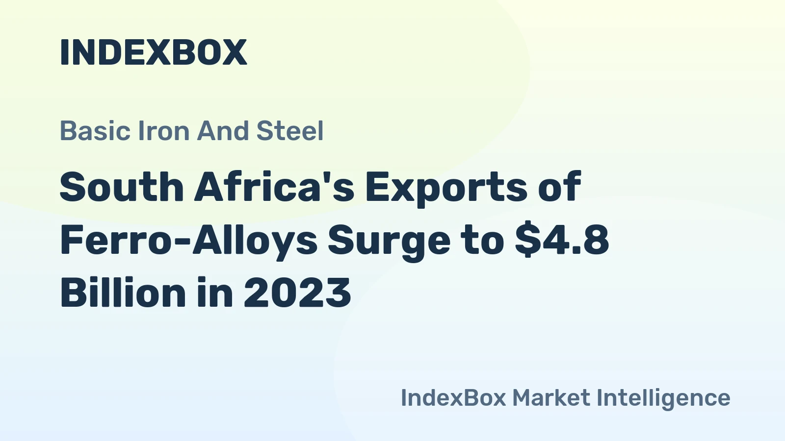 South Africa's Exports of Ferro-Alloys Surge to $4.8 Billion in 2023