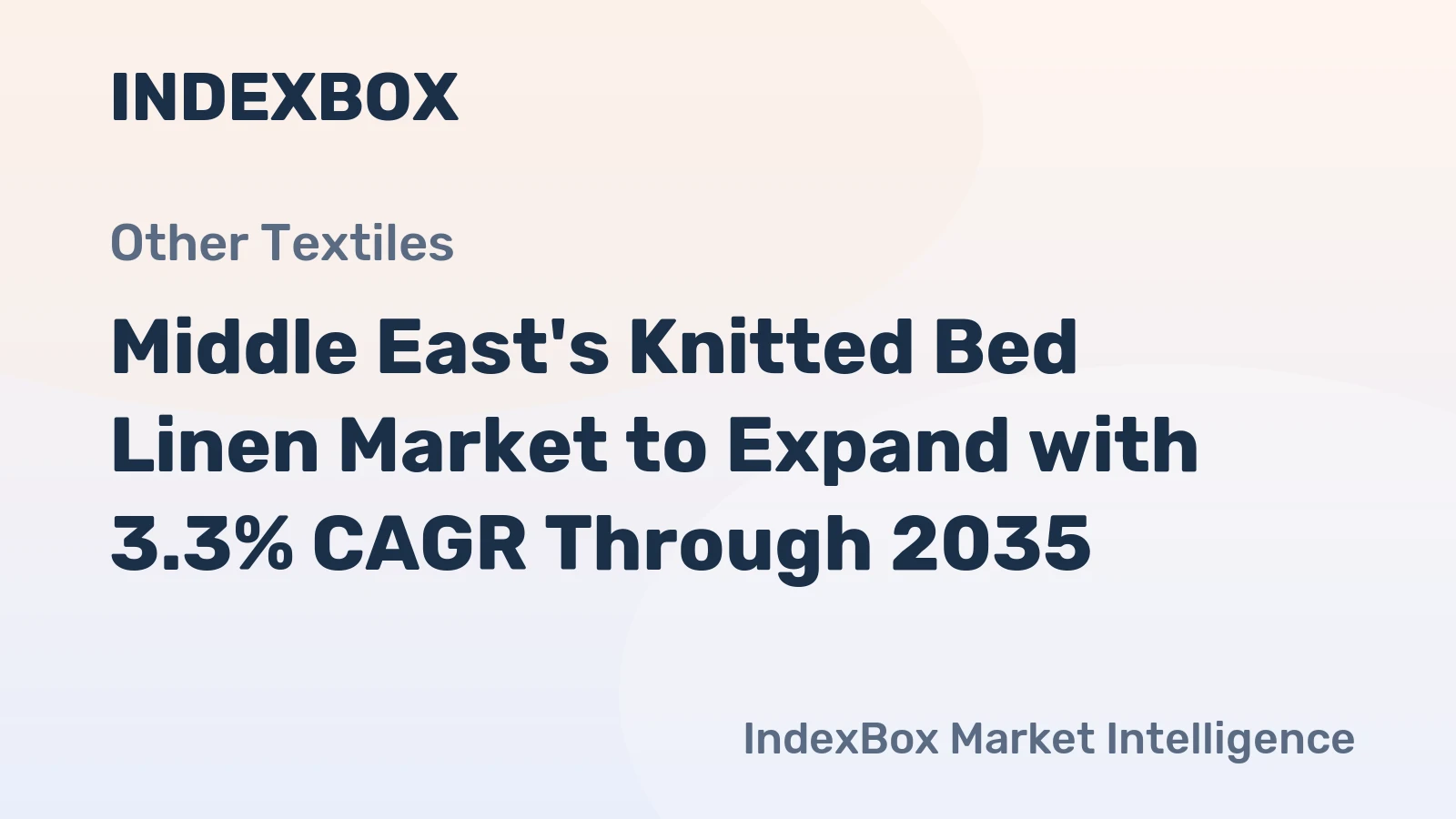 Middle East's Knitted Bed Linen Market to Expand with 3.3% CAGR Through 2035