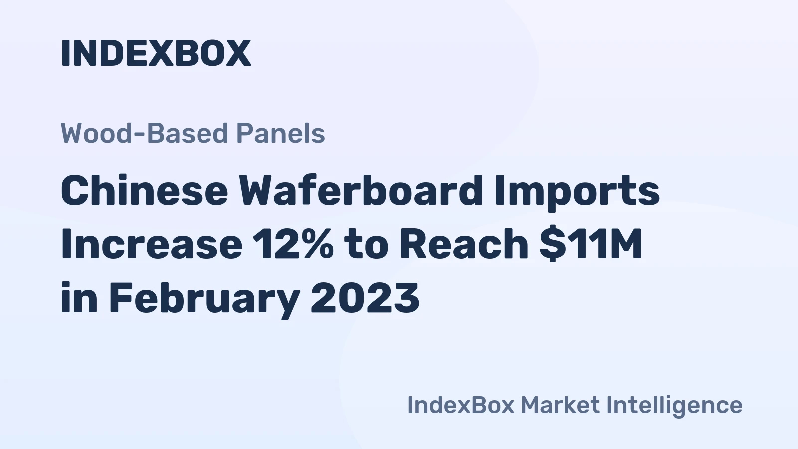 Chinese Waferboard Imports Increase 12% to Reach $11M in February 2023