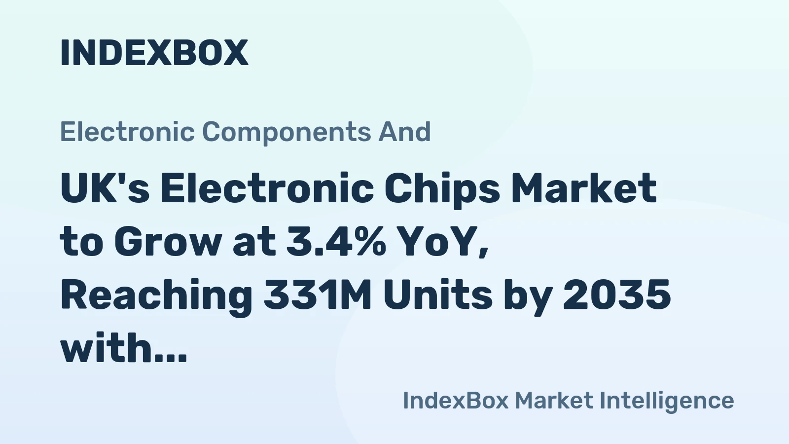 UK's Electronic Chips Market to Grow at 3.4% YoY, Reaching 331M Units by 2035 with a Value of $3.2B