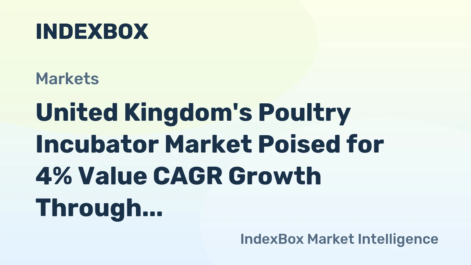 United Kingdom's Poultry Incubator Market Poised for 4% Value CAGR Growth Through 2035