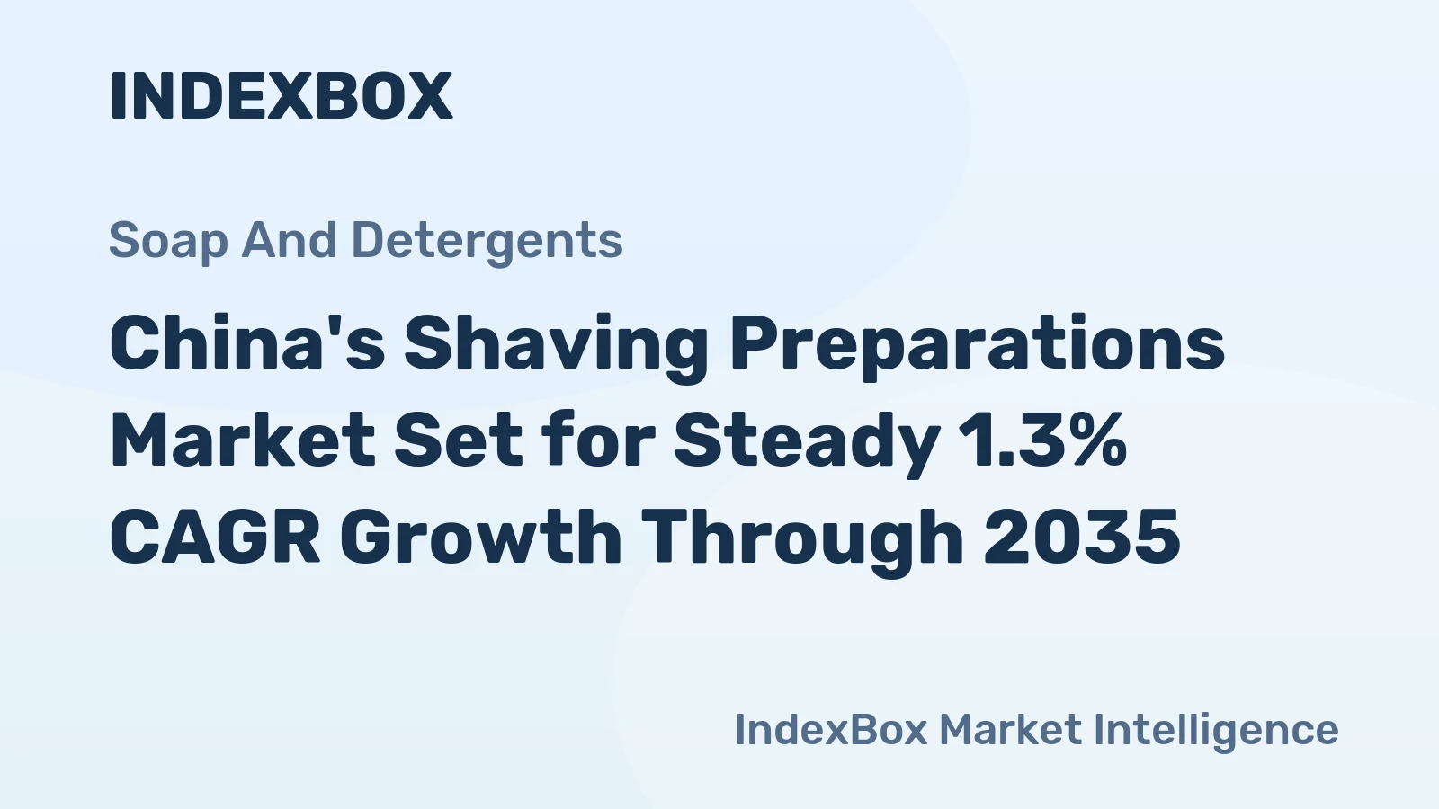 China's Shaving Preparations Market Set for Steady 1.3% CAGR Growth Through 2035