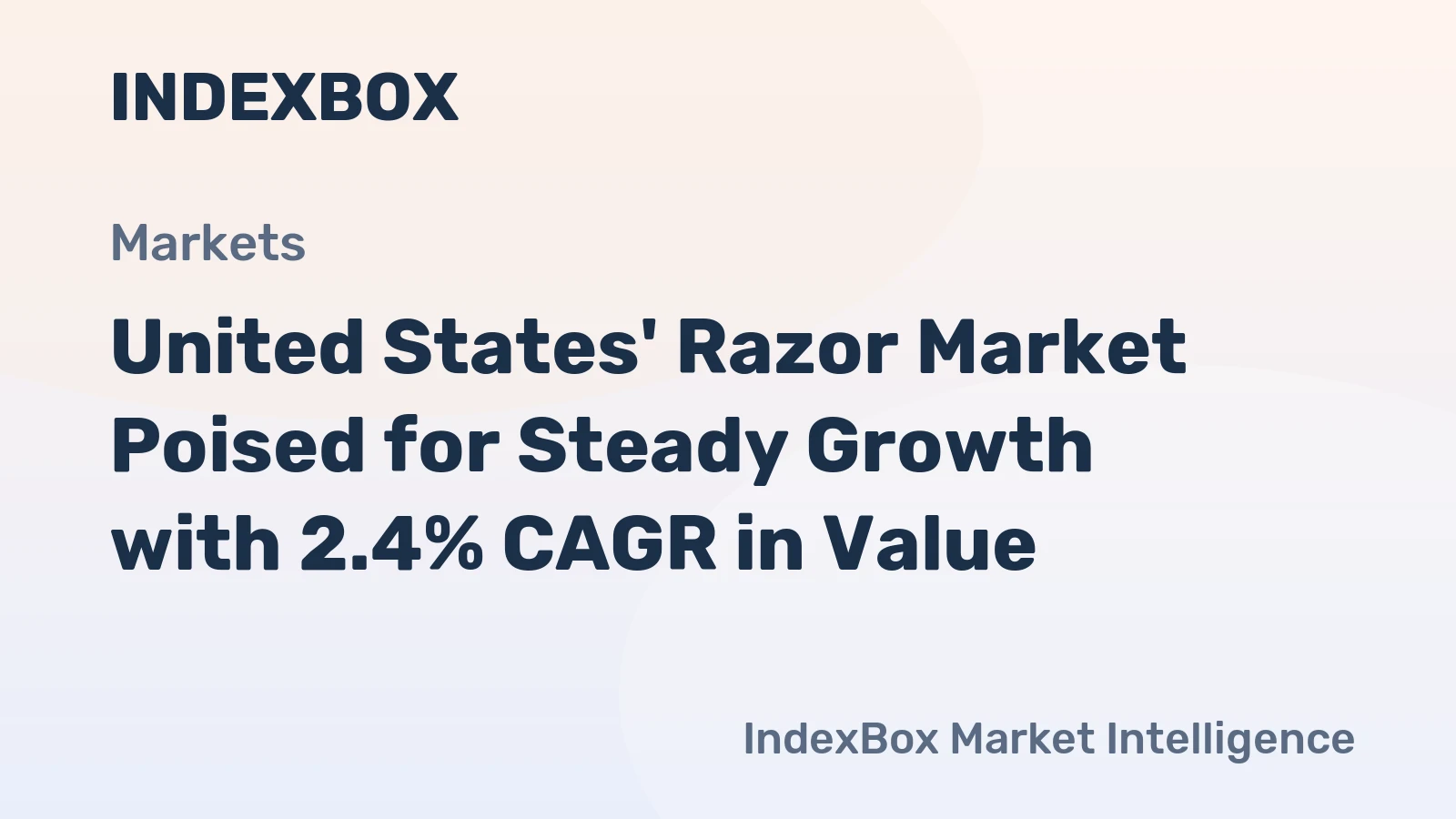United States' Razor Market Poised for Steady Growth with 2.4% CAGR in Value