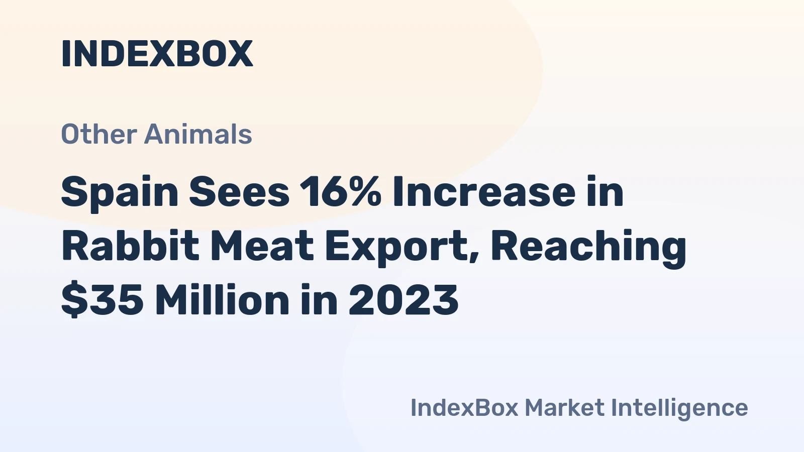 Spain Sees 16% Increase in Rabbit Meat Export, Reaching $35 Million in 2023