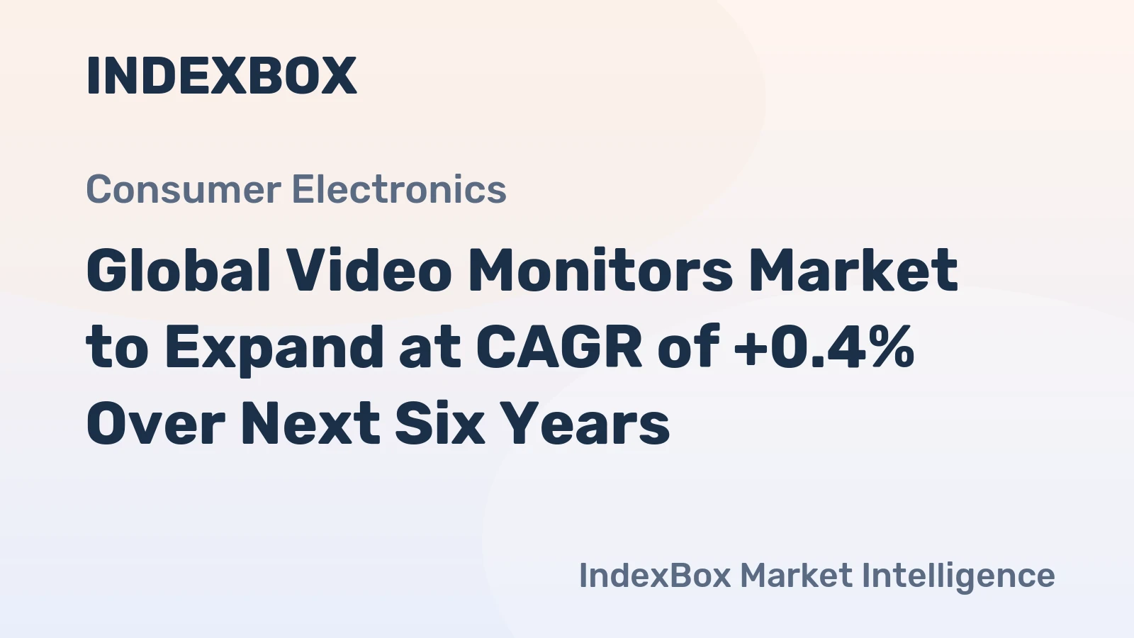 Global Video Monitors Market to Expand at CAGR of +0.4% Over Next Six Years