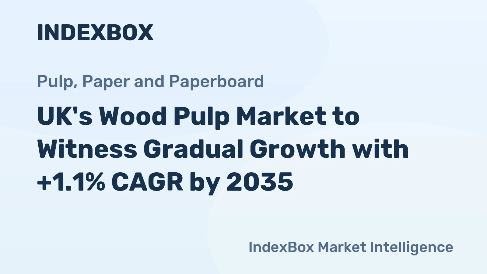 UK's Wood Pulp Market to Witness Gradual Growth with +1.1% CAGR by 2035