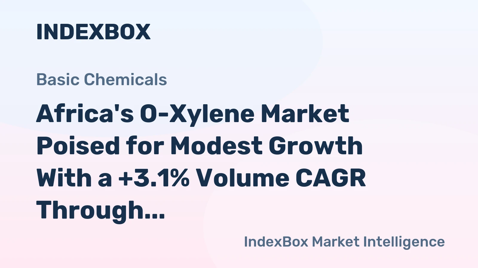 Africa's O-Xylene Market Poised for Modest Growth With a +3.1% Volume CAGR Through 2035