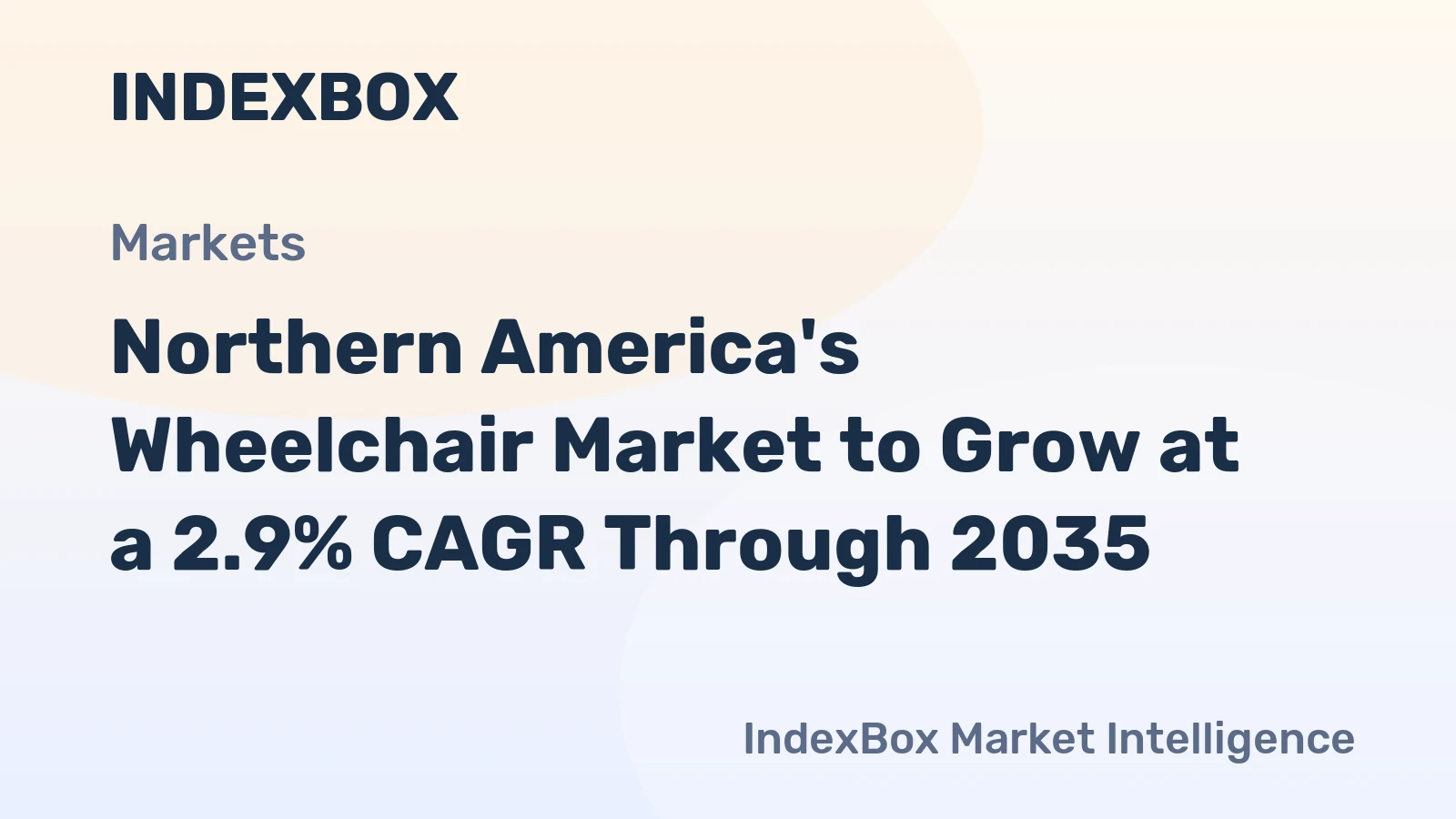Northern America's Wheelchair Market to Grow at a 2.9% CAGR Through 2035