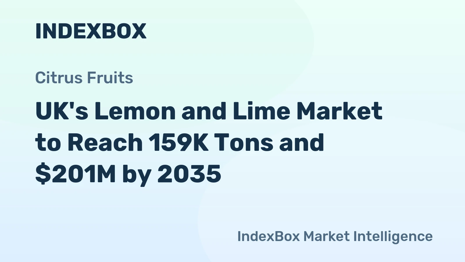 UK's Lemon and Lime Market to Reach 159K Tons and $201M by 2035
