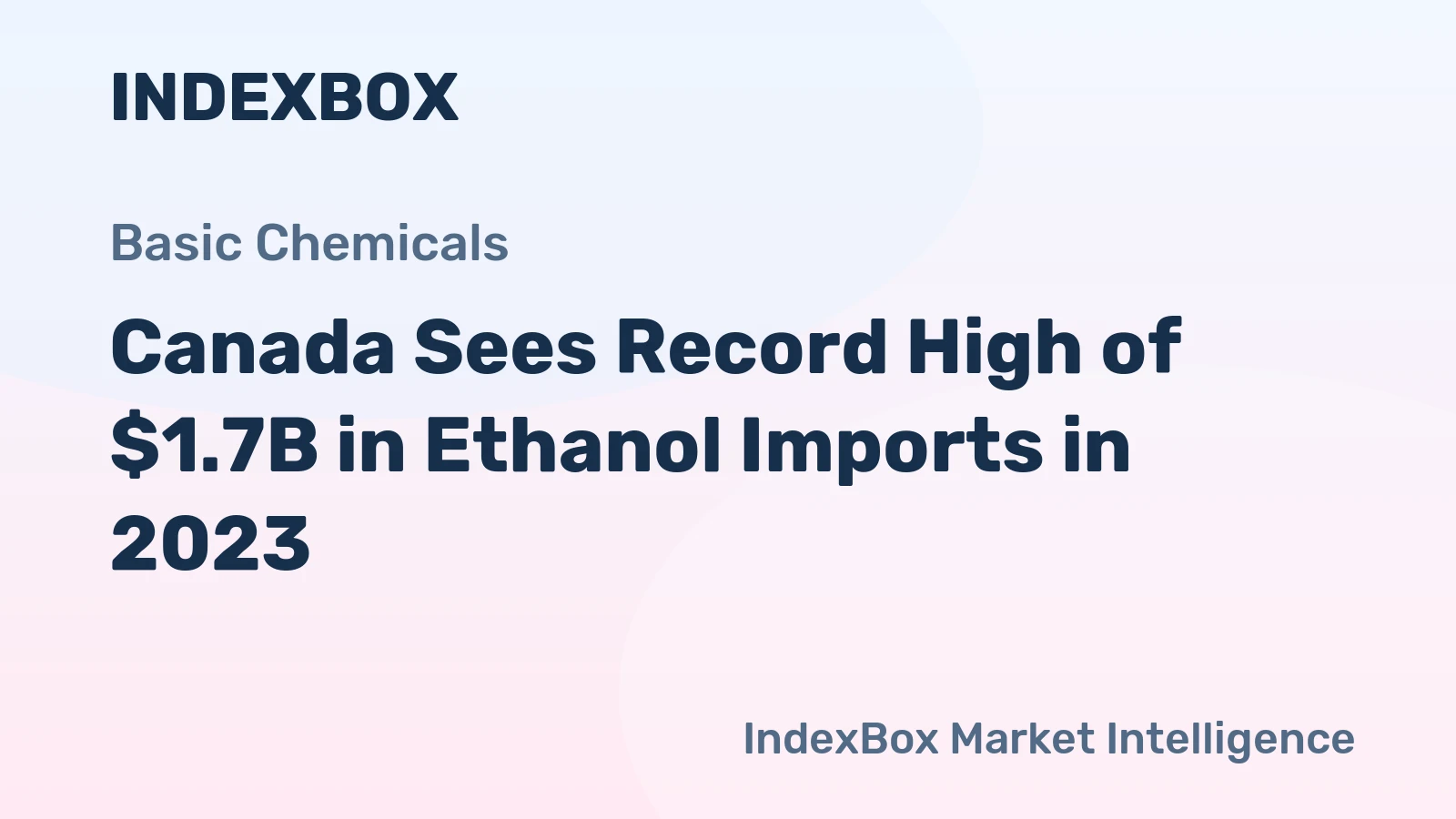 Canada Sees Record High of $1.7B in Ethanol Imports in 2023