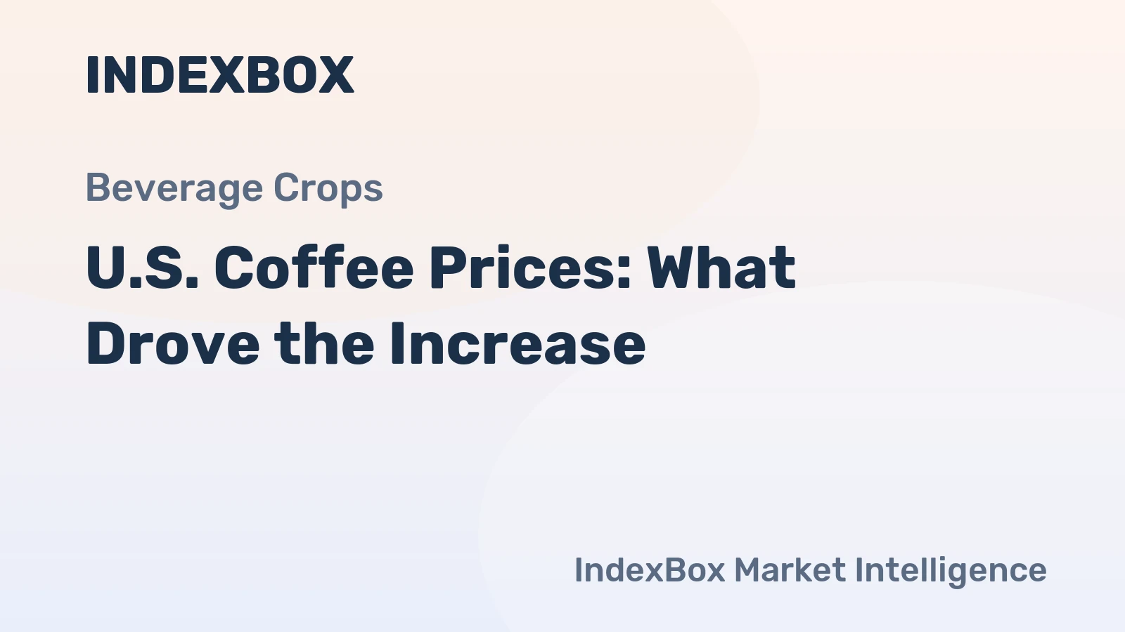 U.S. Coffee Prices: What Drove the Increase?