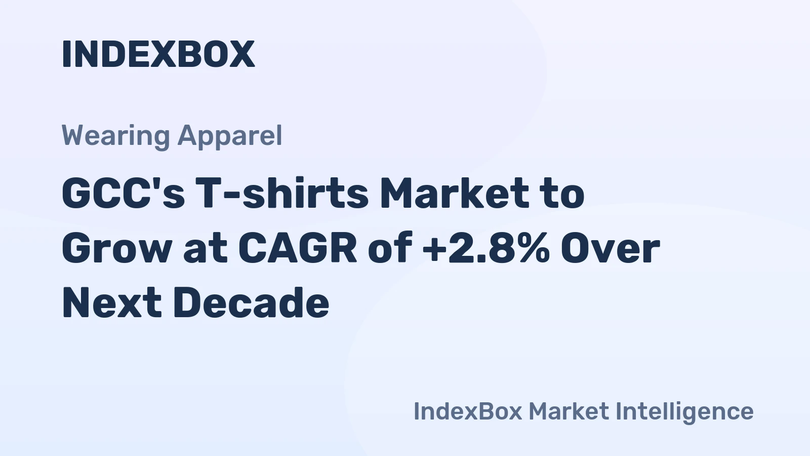 GCC's T-shirts Market to Grow at CAGR of +2.8% Over Next Decade