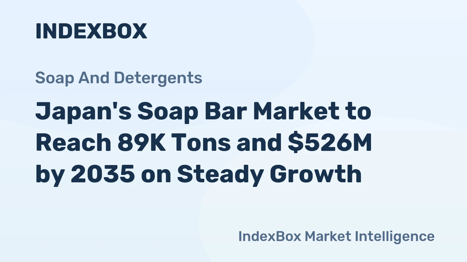 Japan's Soap Bar Market to Reach 89K Tons and $526M by 2035 on Steady Growth