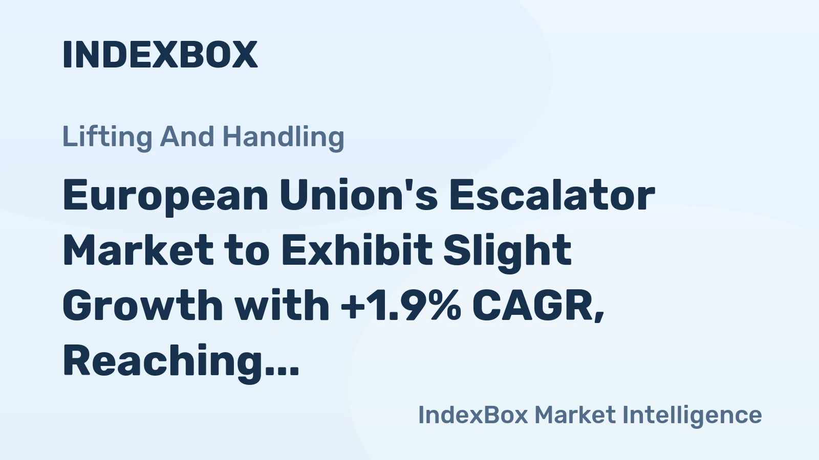 European Union's Escalator Market to Exhibit Slight Growth with +1.9% CAGR, Reaching 9.1K Units by 2035