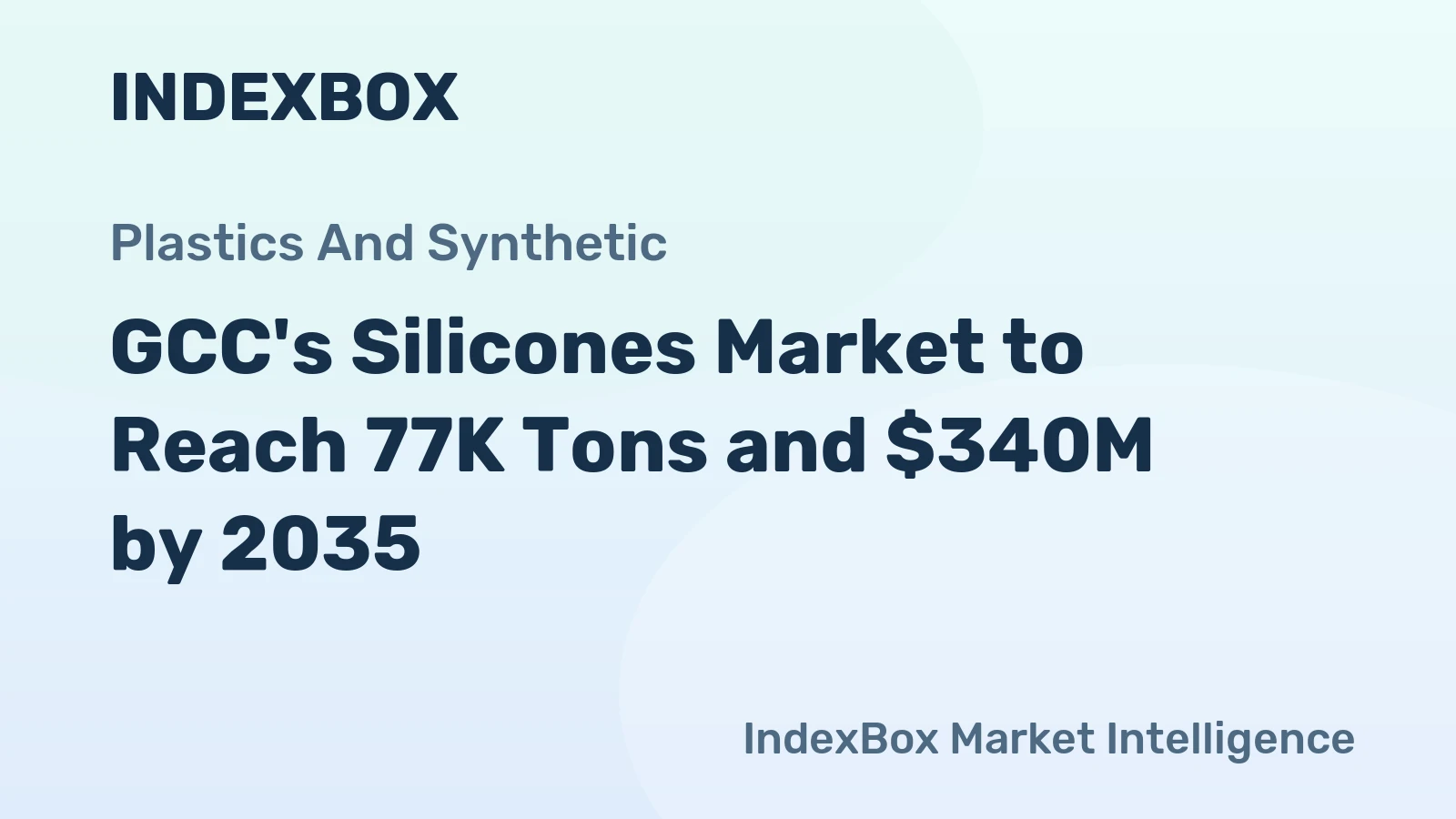 GCC's Silicones Market to Reach 77K Tons and $340M by 2035