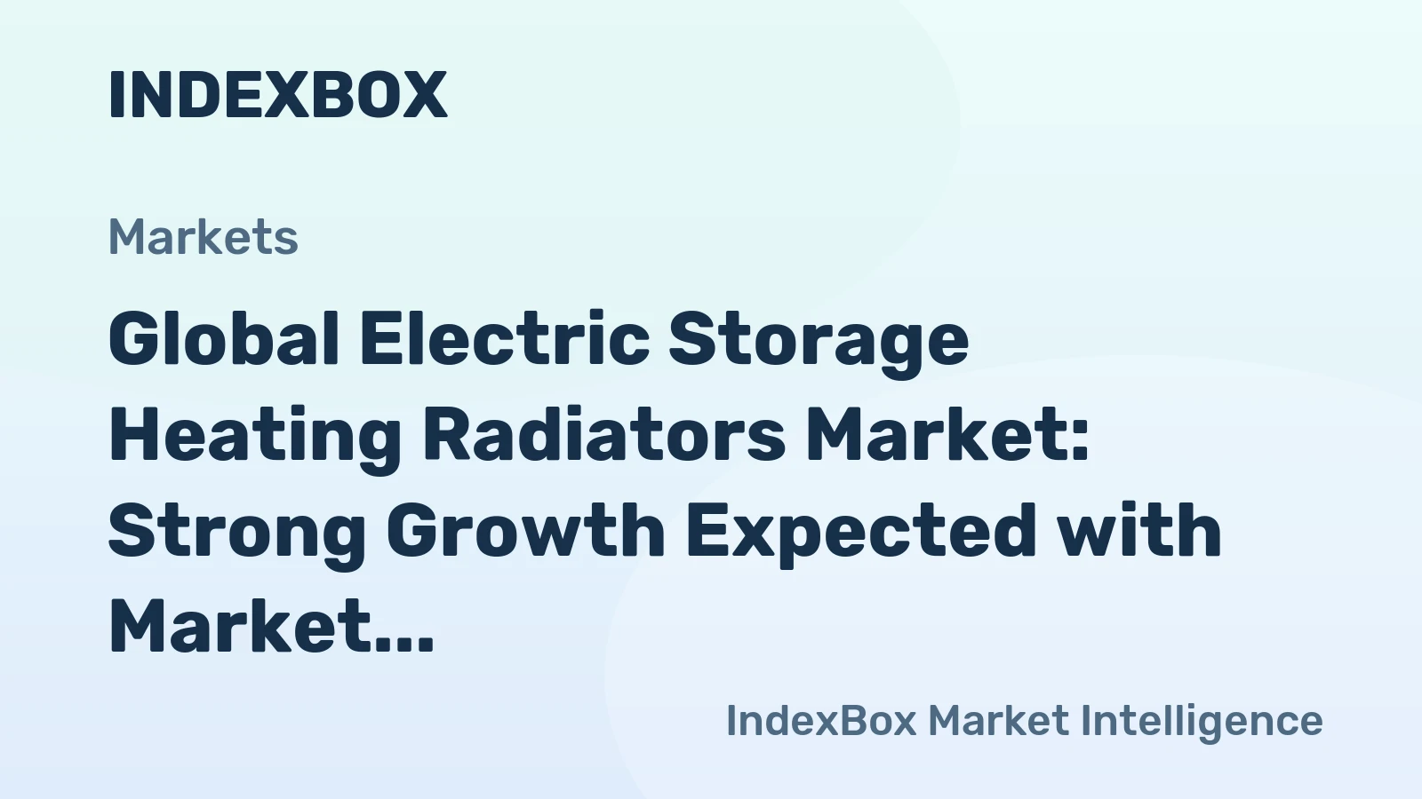 Global Electric Storage Heating Radiators Market: Strong Growth Expected with Market Volume Reaching 23M Units and Market Value Reaching $1.4B by 2035