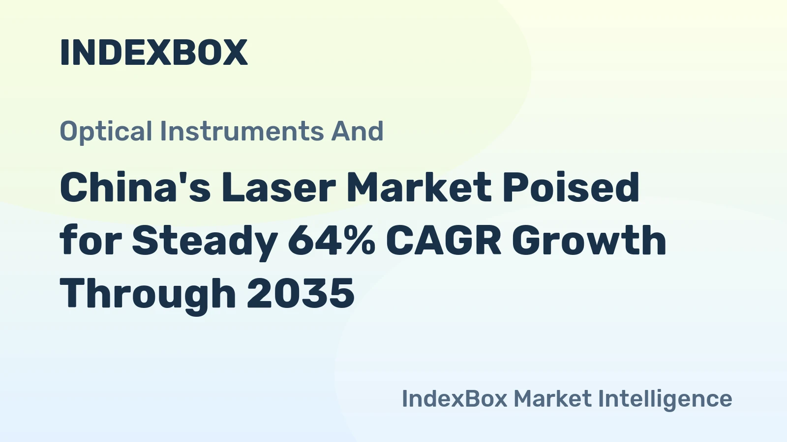 China's Laser Market Poised for Steady 64% CAGR Growth Through 2035