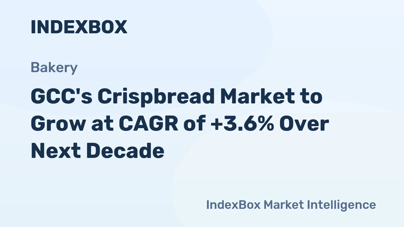 GCC's Crispbread Market to Grow at CAGR of +3.6% Over Next Decade