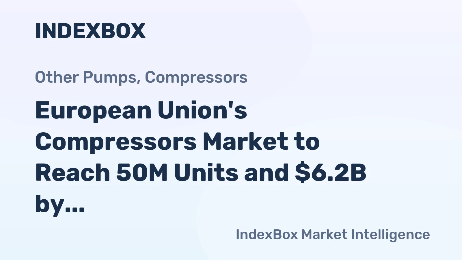 European Union's Compressors Market to Reach 50M Units and $6.2B by 2035