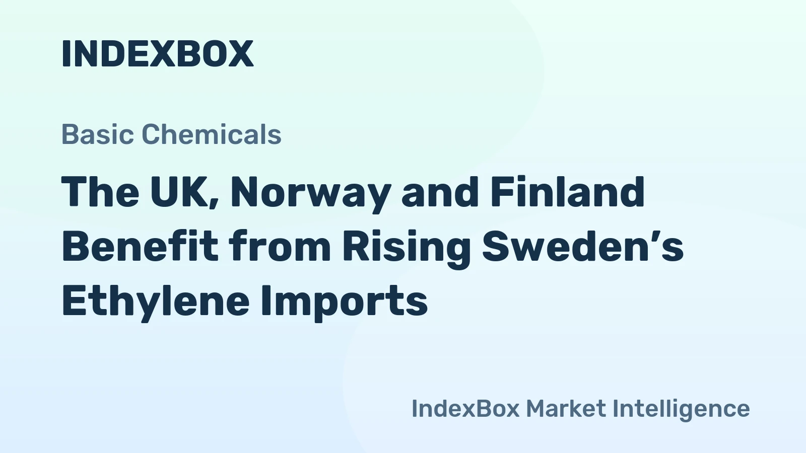The UK, Norway and Finland Benefit from Rising Sweden’s Ethylene Imports