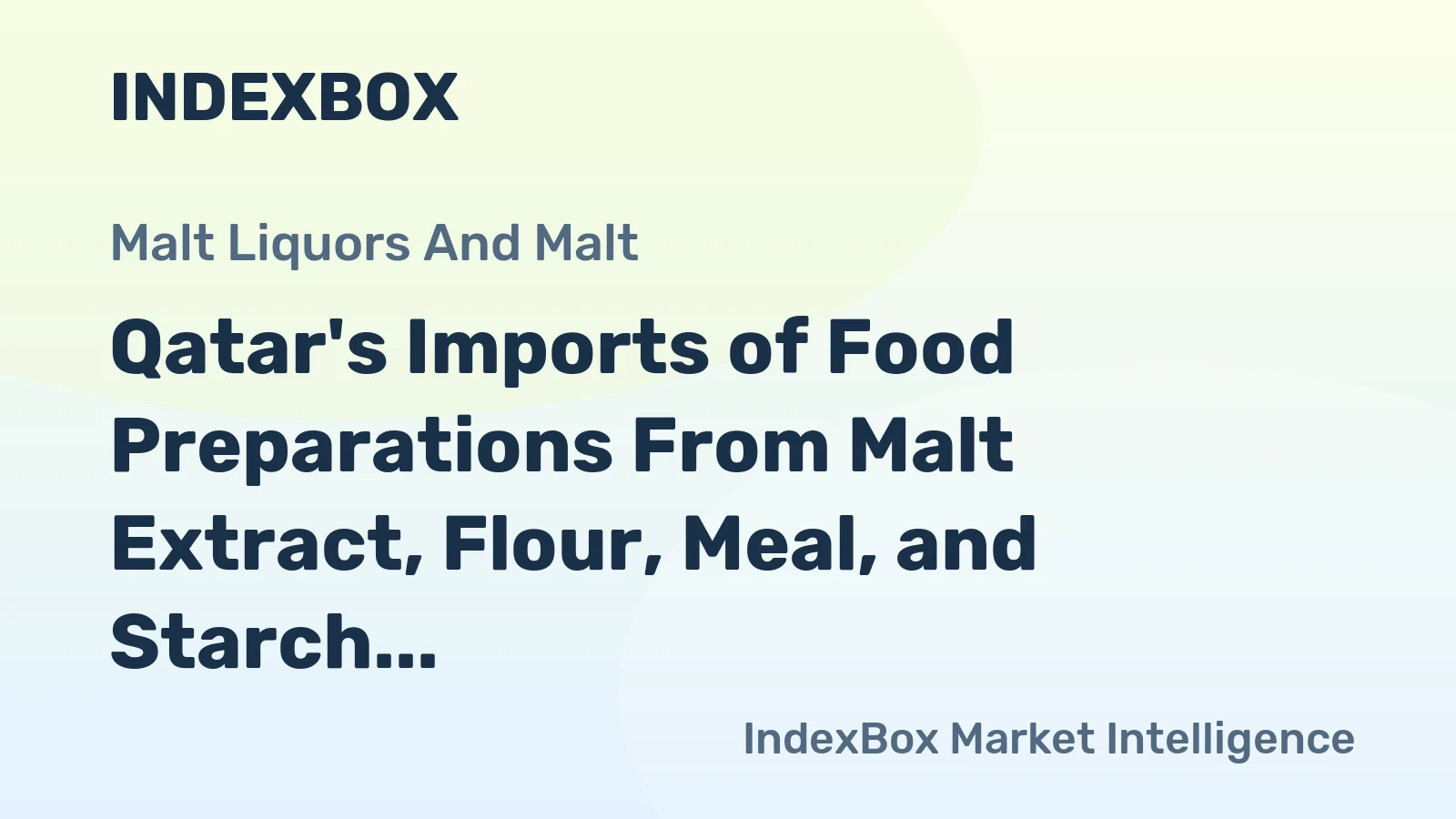 Qatar's Imports of Food Preparations From Malt Extract, Flour, Meal, and Starch Surge by 231% to $1.1M in October 2023