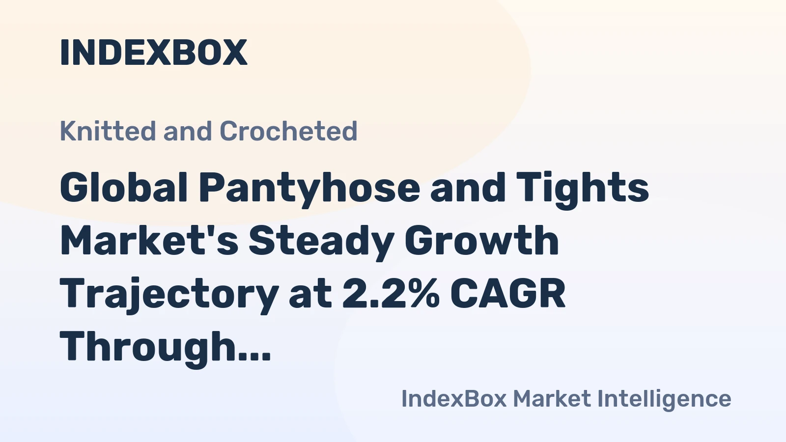 Global Pantyhose and Tights Market's Steady Growth Trajectory at 2.2% CAGR Through 2035